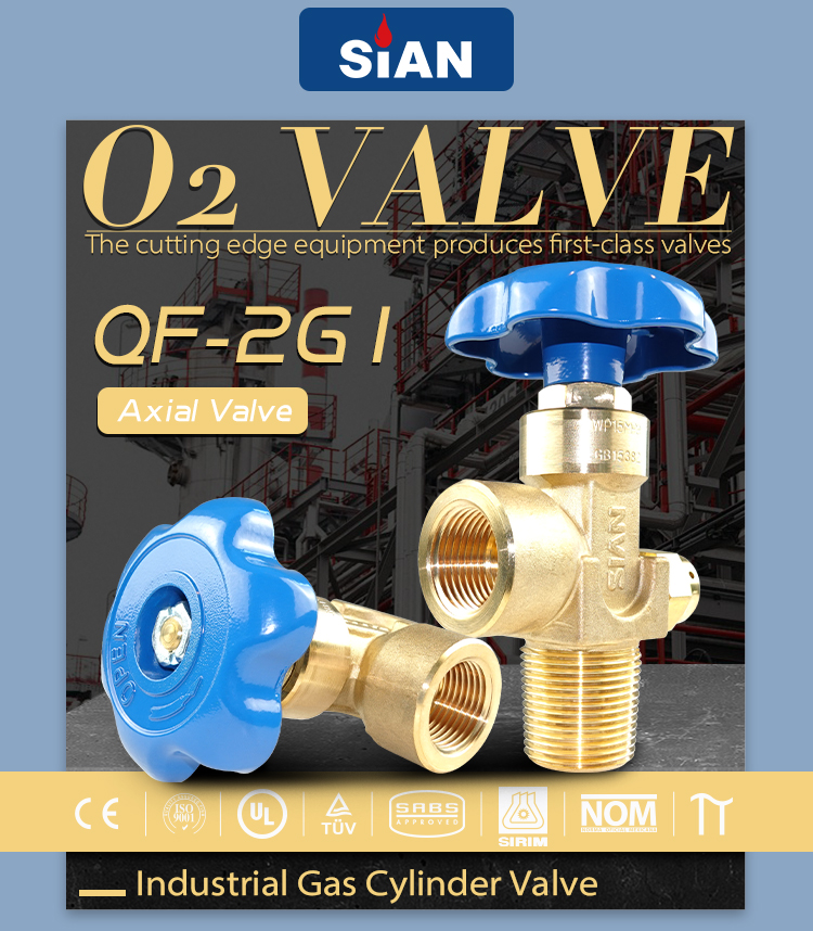 Qf-2G1 Oxygen Control Valve Manufacturer Oxygen Gas Cylinder With Valve ...