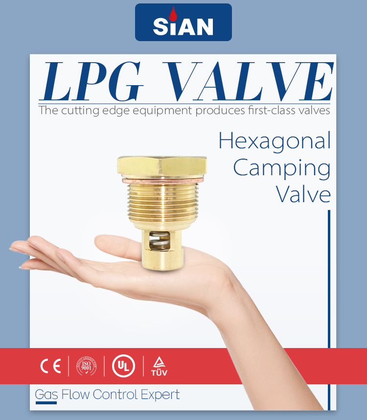 Safety Copper Alloy Camping LPG Valve - Buy safety LPG Valve, copper ...