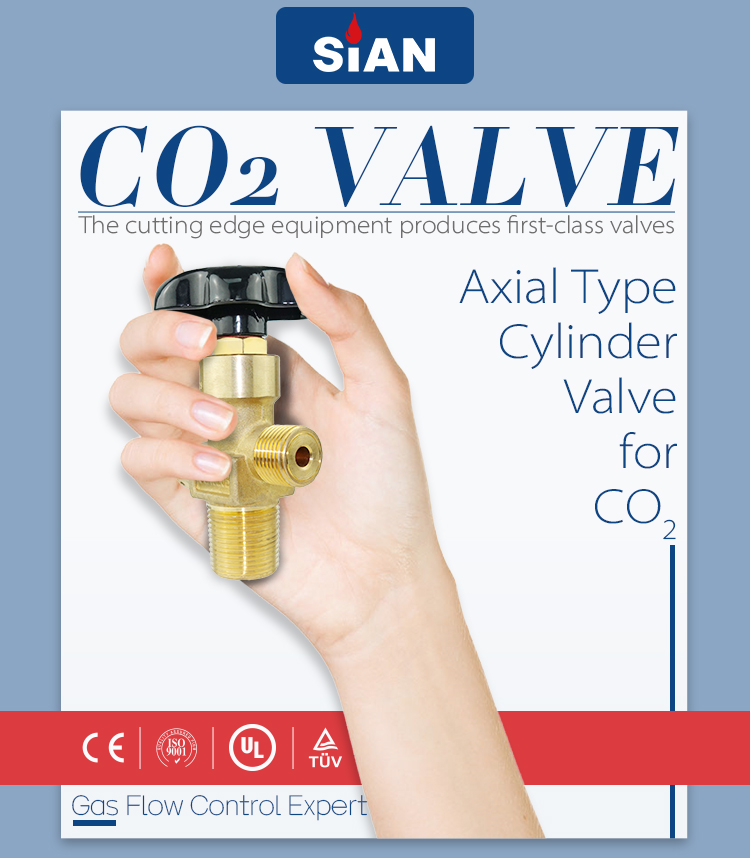 Axial Connection Type Co2 Safety Industrial Gas Valve - Buy axial ...