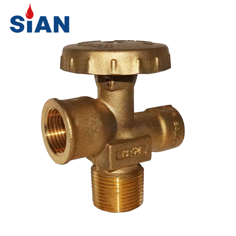 SiAN 100 Pound LPG Cylinder Valve Compatible with POL Valve for Easy ...